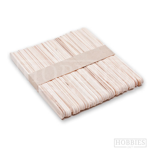 Lollipop Sticks Craft Model Making Wooden Natural Icelolly Lollies ...