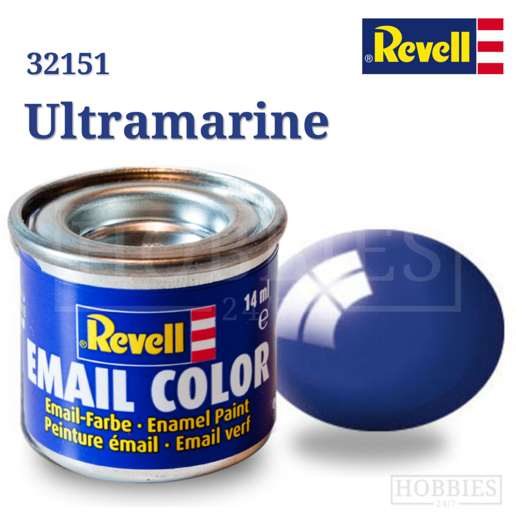 Gloss 51 Ultramarine Blue - Revell Enamel 14ml Tin - Hobbies247 Online ...