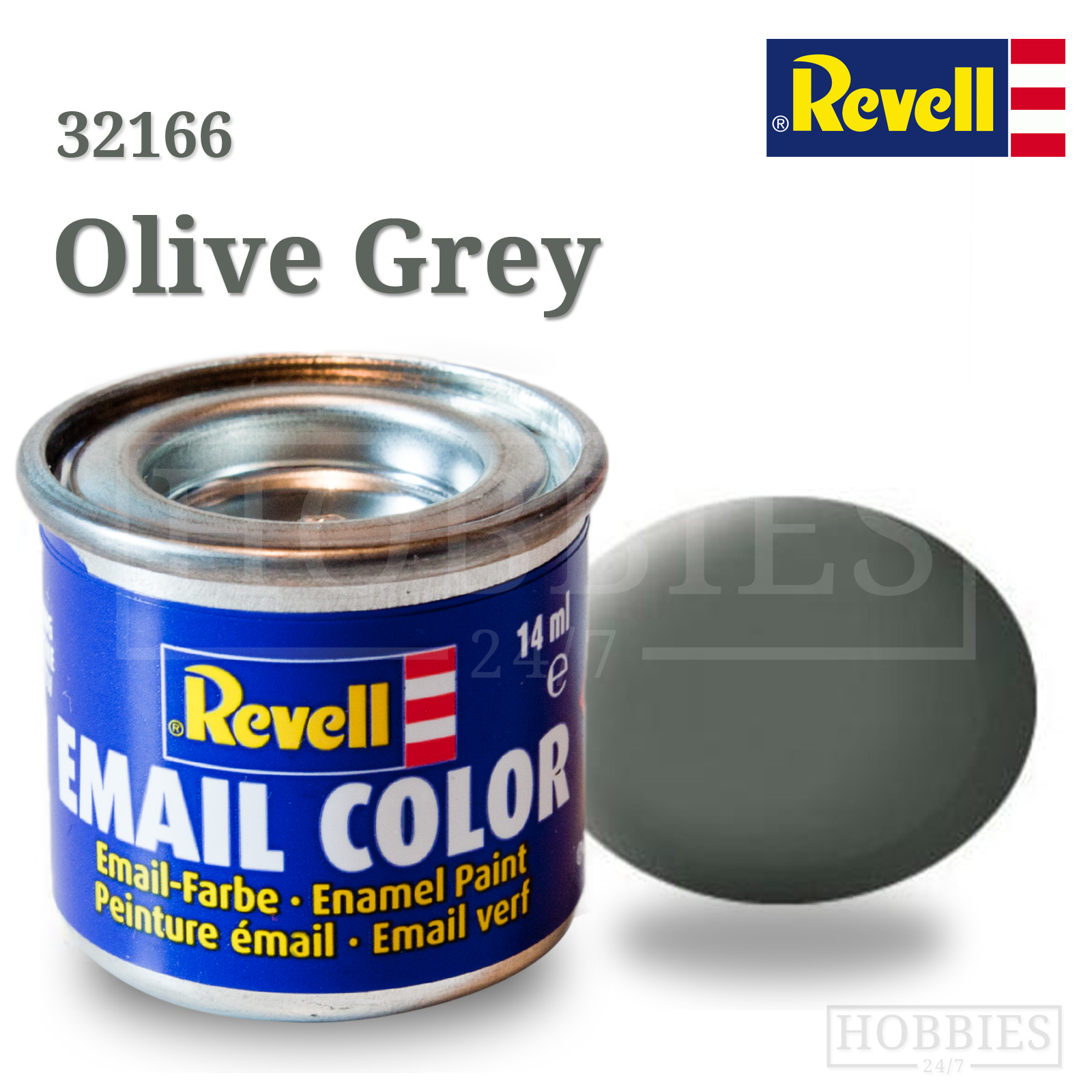 Mat 66 Olive Grey - Revell Enamel 14ml Tin - Hobbies247 Online Model Shop