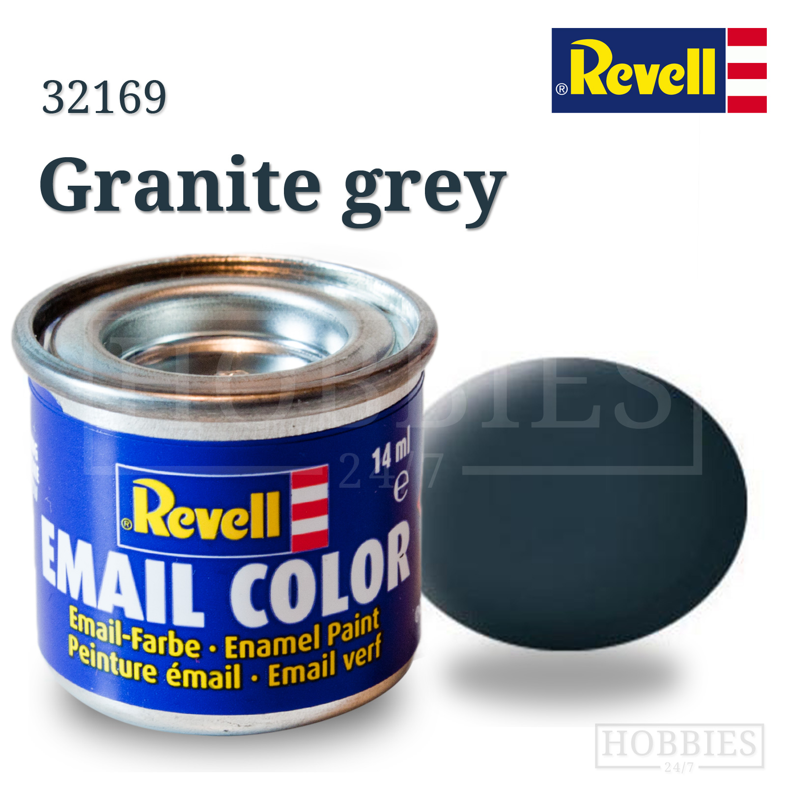 Mat 69 Granite Grey - Revell Enamel 14ml Tin - Hobbies247 Online Model Shop