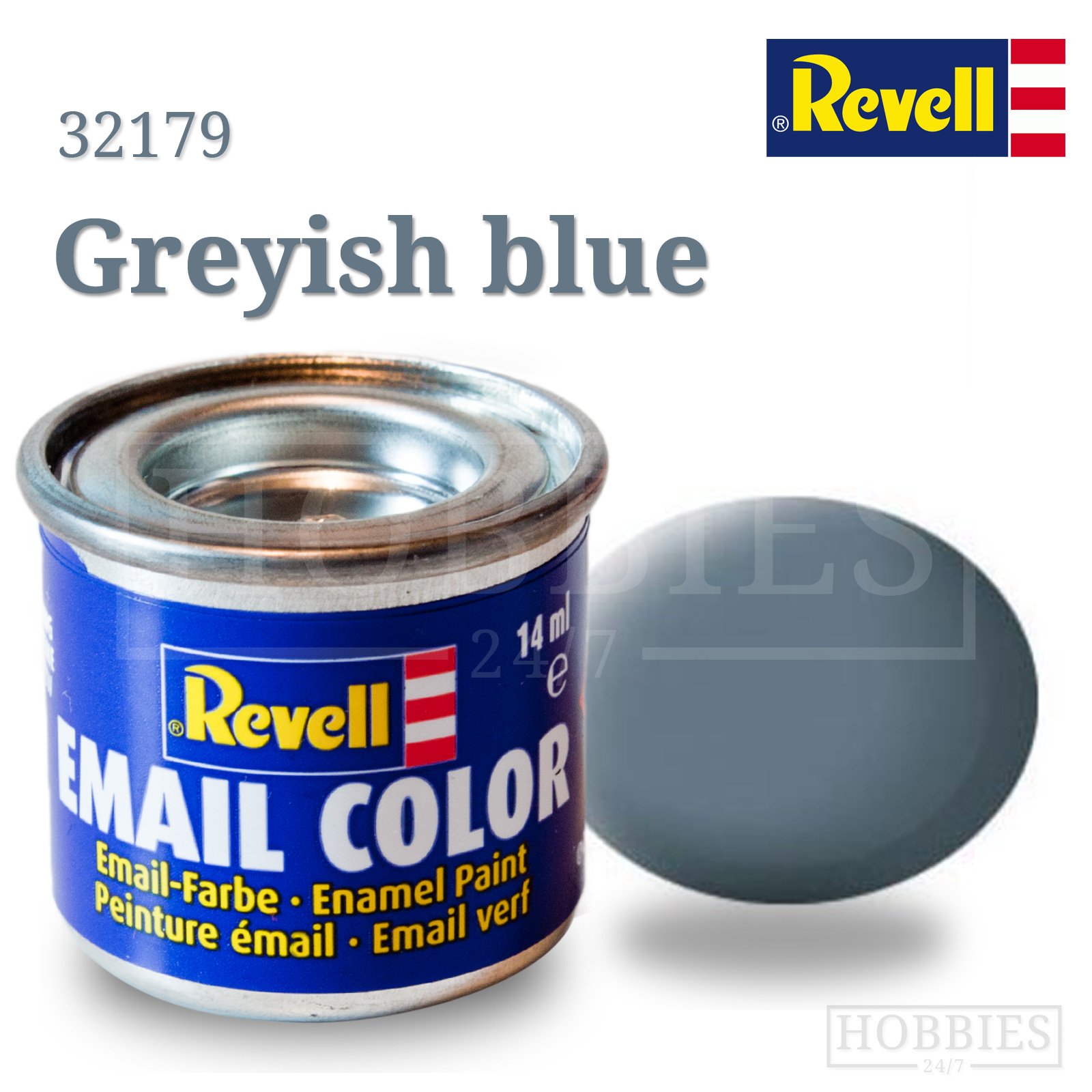 Mat 79 Greyish Blue - Revell Enamel 14ml Tin - Hobbies247 Online Model Shop