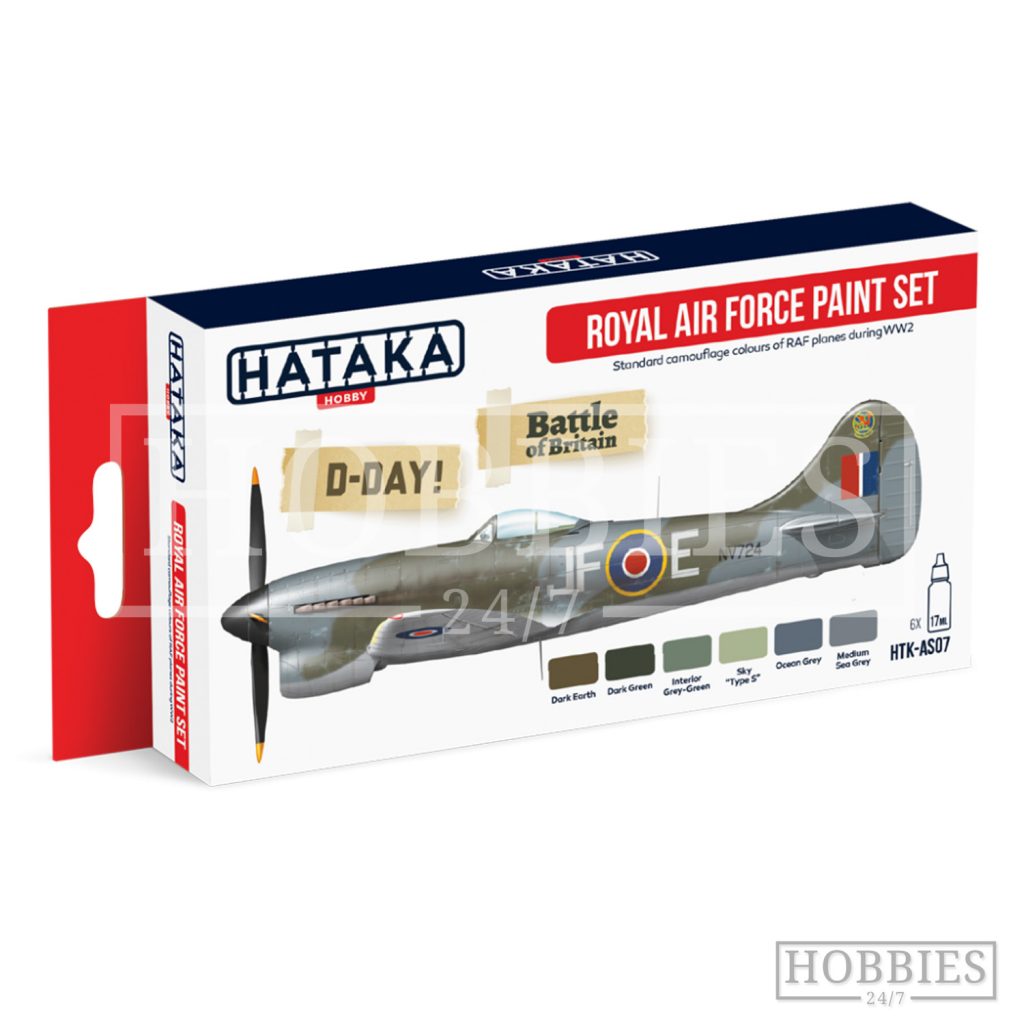 Hataka Royal Air Force WWII Paint Set - Hobbies247 Model Shop