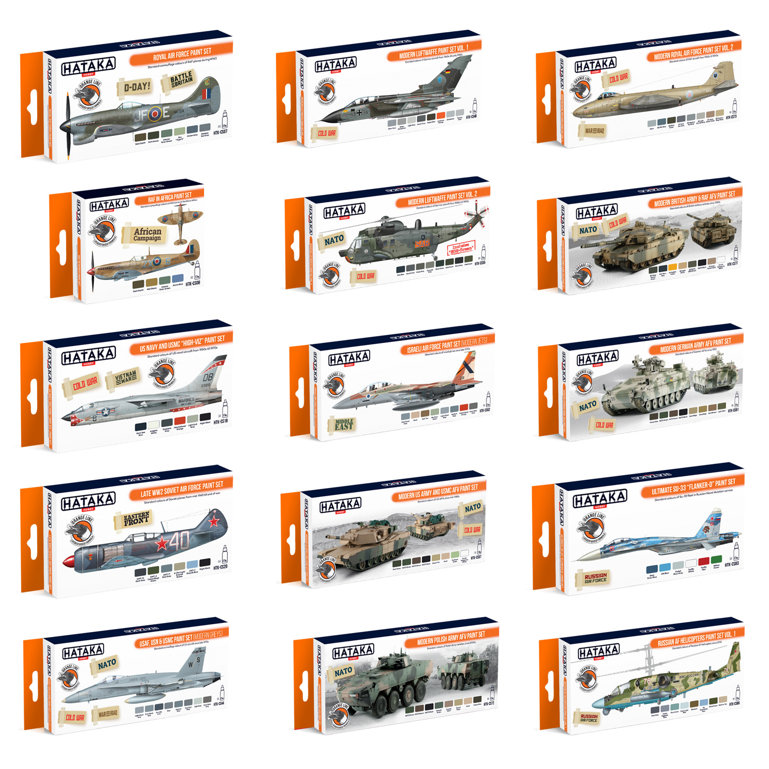 Model Paint Sets – Hataka Colours for Modellers - Hobbies247 Model Shop