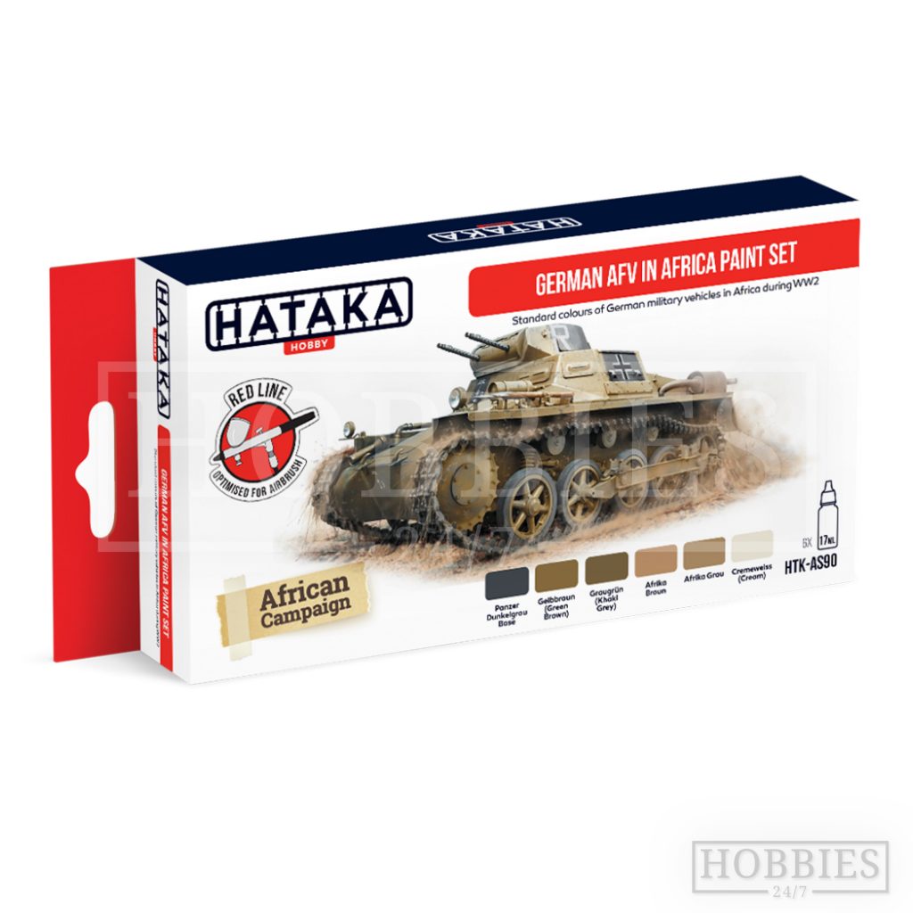 Hataka German Afv Africa Paint Set - Hobbies247 Online Model Shop