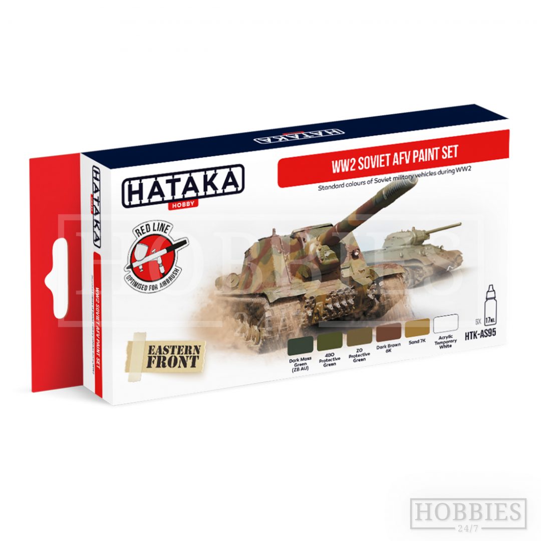 Hataka WWII Soviet Afv Paint Set - Hobbies247 Model Shop