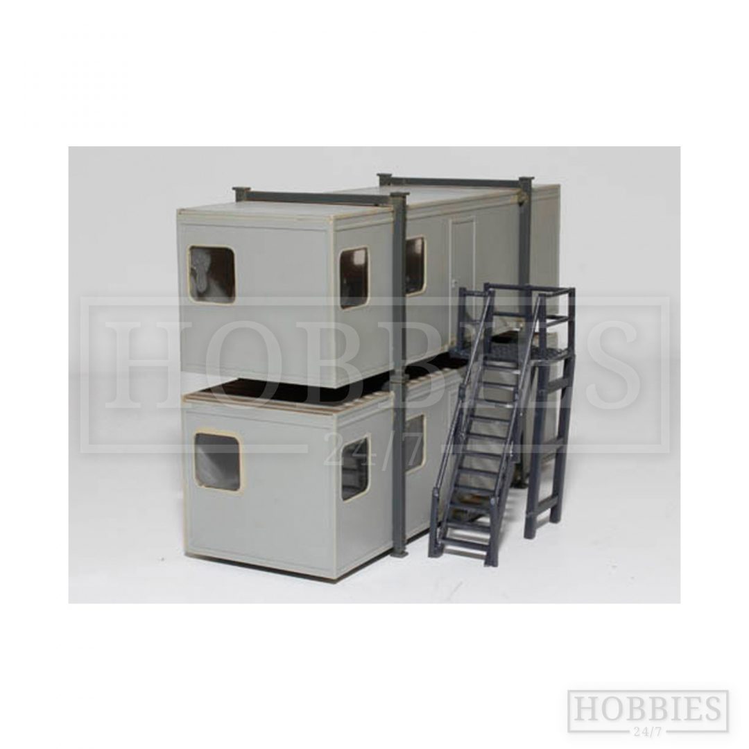Knightwing Double Portakabin And Steps PM124 - Hobbies247 Model Shop
