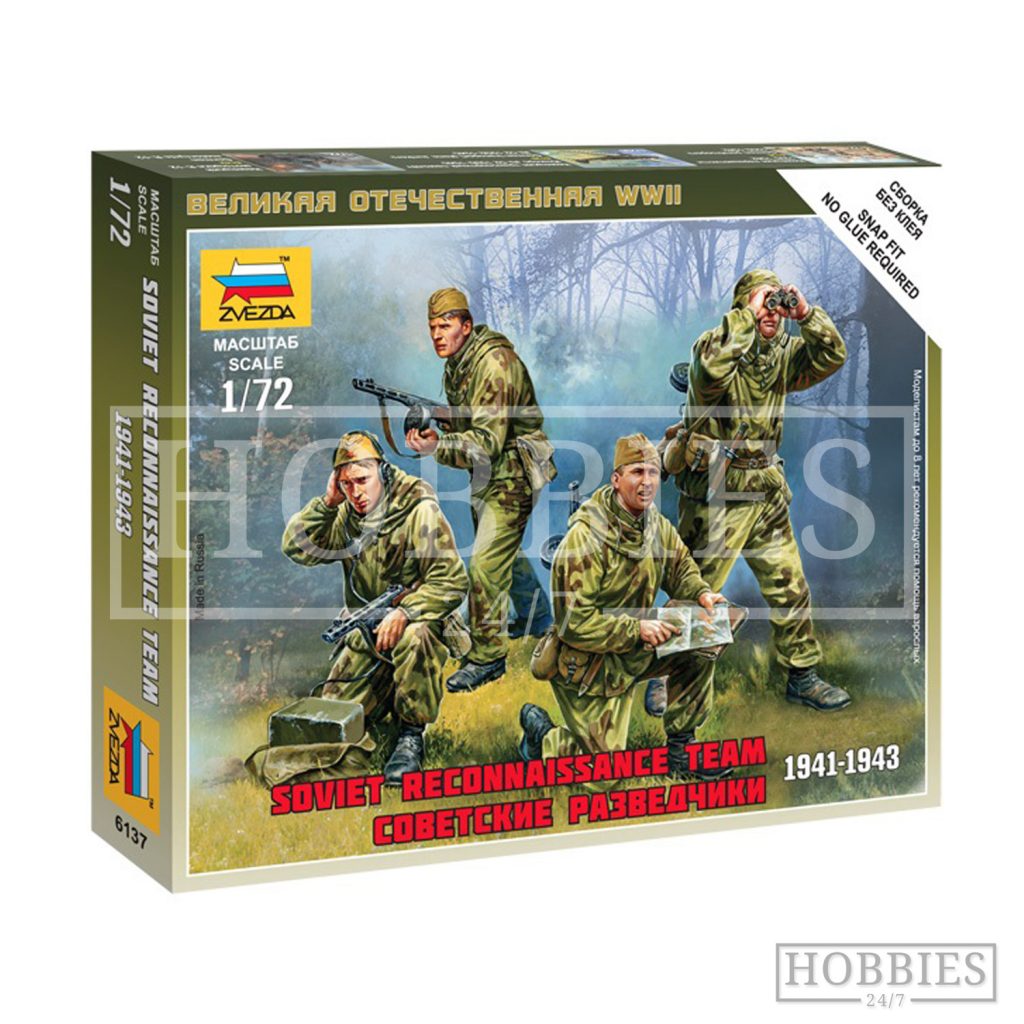 Zvezda WWII Soviet Reconnaissance 1/72 - Hobbies247 Model Shop