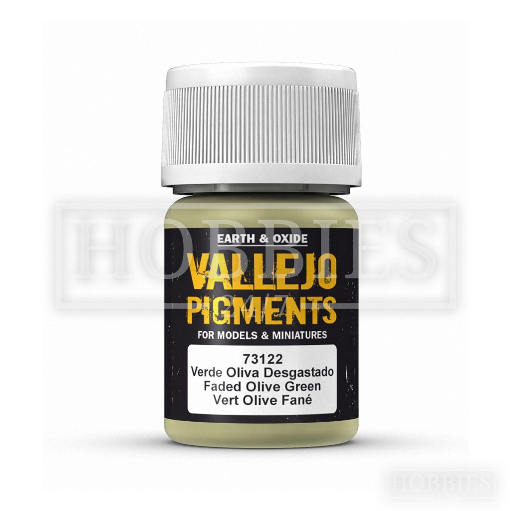 Vallejo Pigments Faded Olive Green - Hobbies247 Model Shop