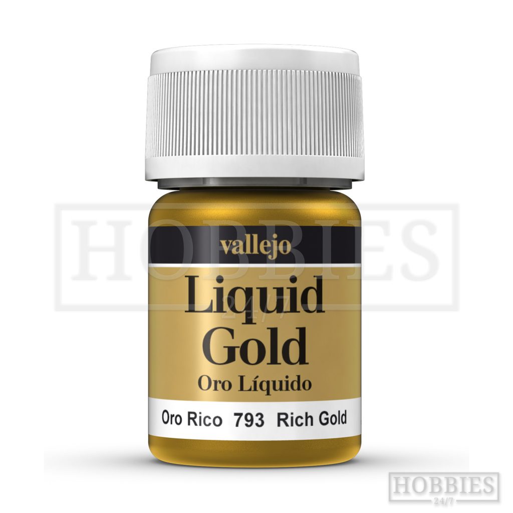 Vallejo Model Color 35ml Metals Rich Gold - Hobbies247 Model Shop