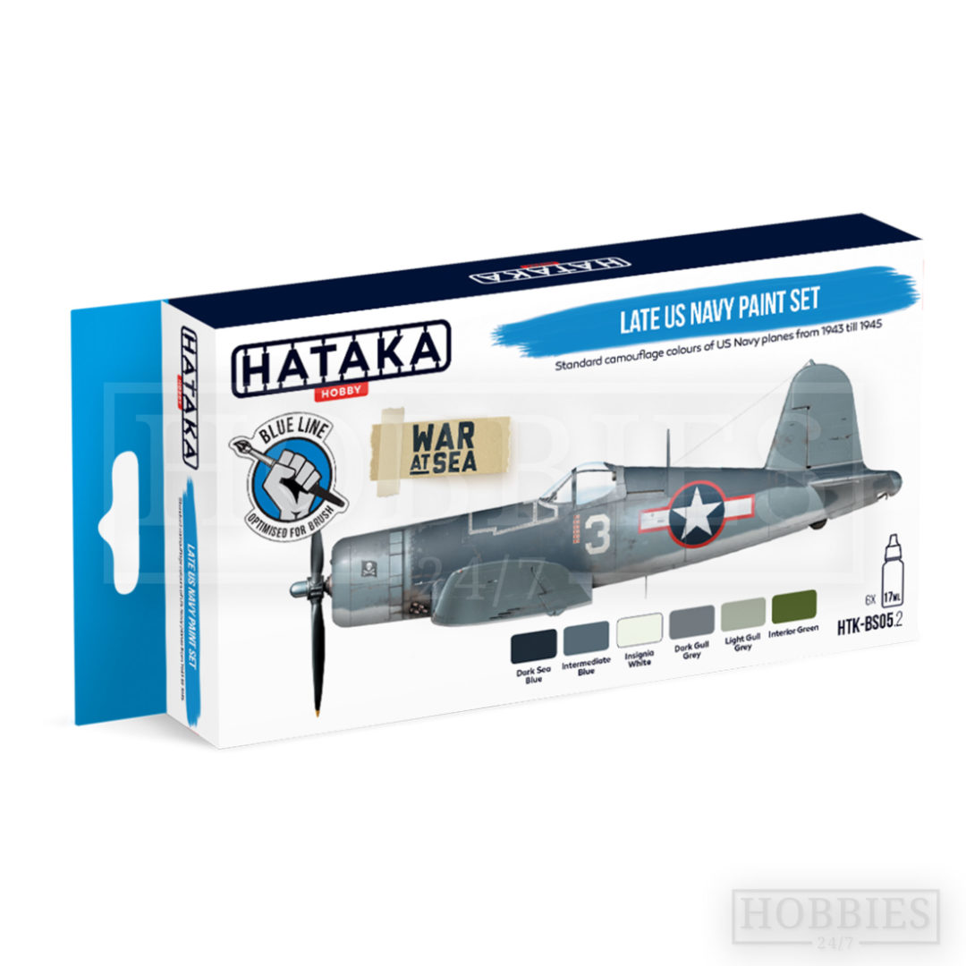 Hataka Late US Navy Paint Set - Blue Line - Hobbies247 Model Shop