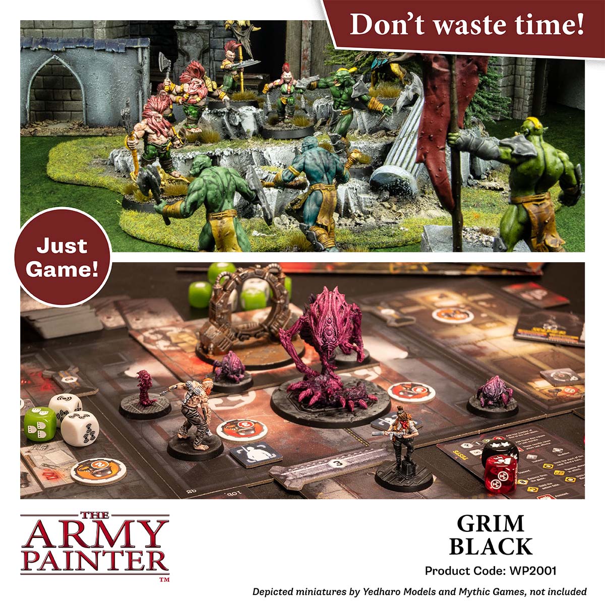 WP2001 The Army Painter Speedpaint - Grim Black - Hobbies247 Online ...