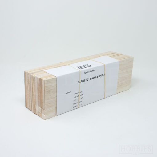 Giant Balsa Wood Bundle Pack Mixed Sheets 10x9x30cm - Hobbies247 Model Shop